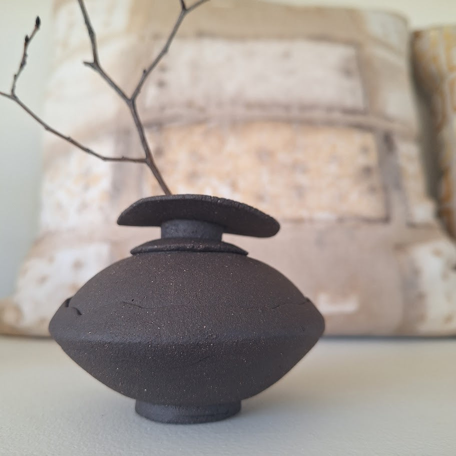 Bud Vase #1– Flax and Fire