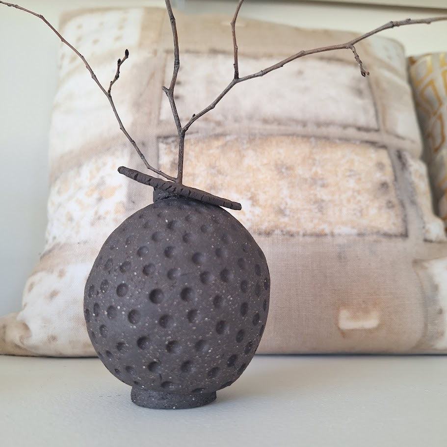 Bud Vase #5– Flax and Fire